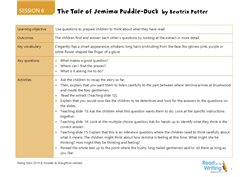 Read in to Writing 2: The Tale of Jemima Puddle-Duck by Beatrix Potter ...